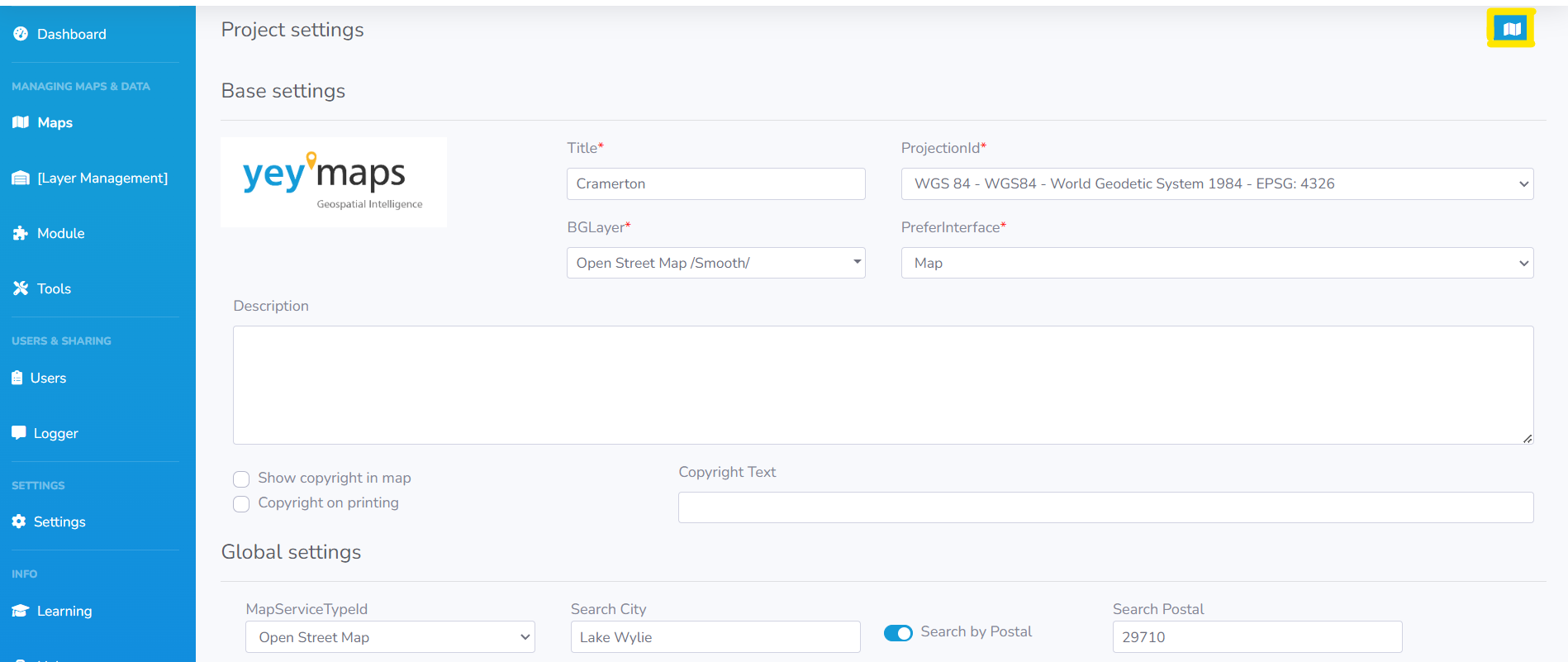 Getting Started- yey'zoning - yey'maps knowledge base