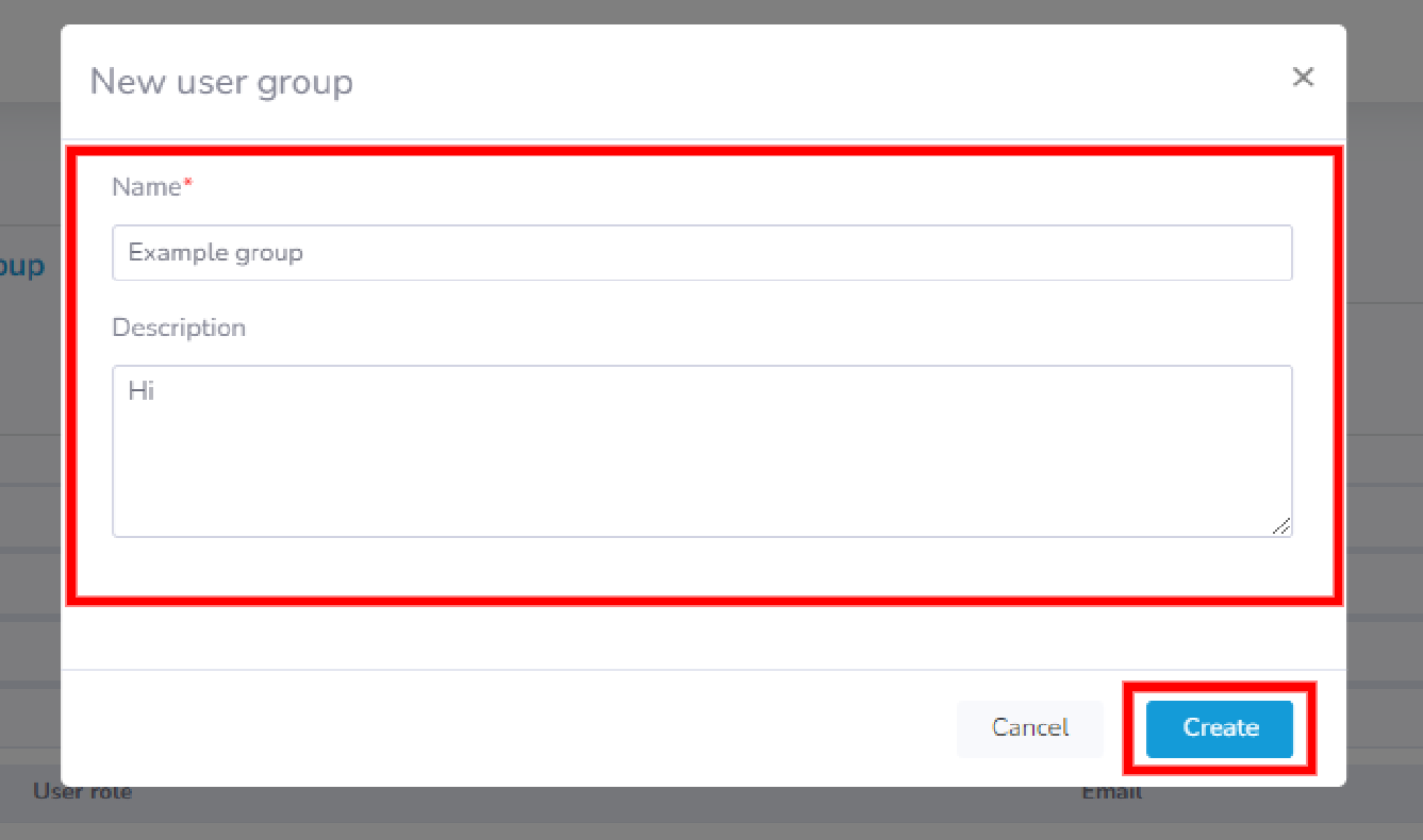Creating A New User Group - yey'maps knowledge base