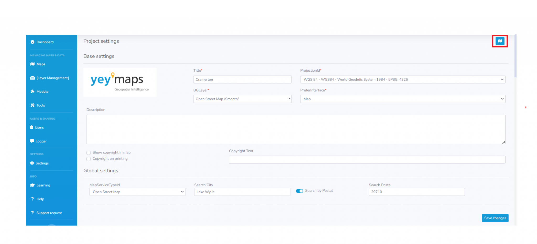 Setting Up a New yey'maps Map: A Step-by-Step Guide - yey'maps knowledge base