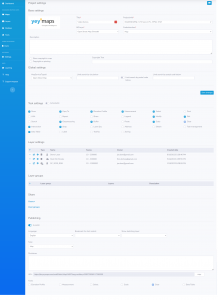 Project Settings - yey'maps knowledge base
